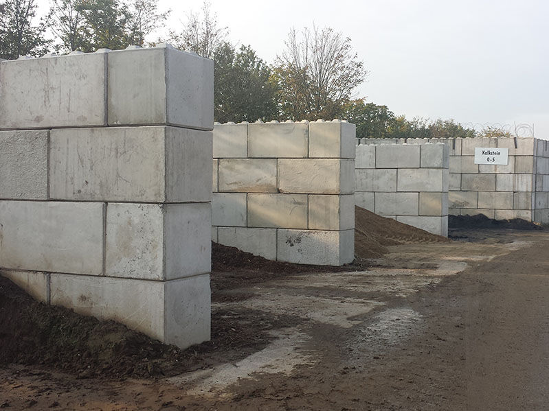 Blocs en béton pour le stockage d'articles
